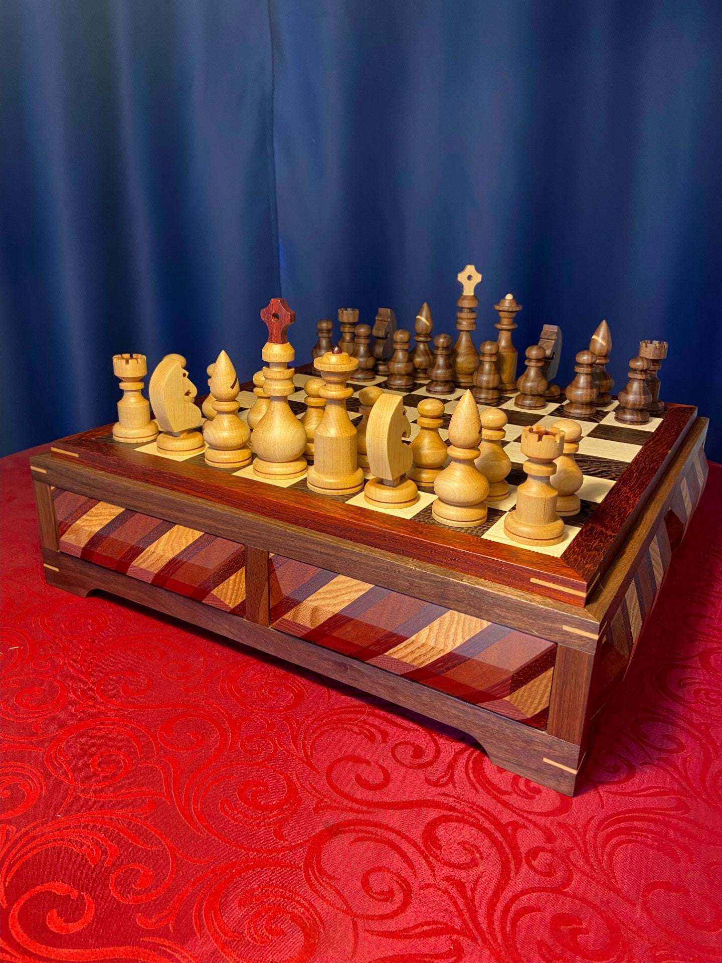 Handmade Chess Board – Pebble Mountain Woodcrafts